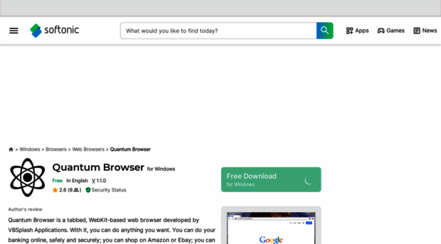 quantumbrowser.en.softonic.com - Quantum Browser - Download - Quantum ...