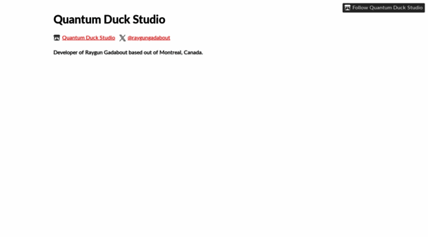 quantumduck.itch.io - Quantum Duck Studio - itch.io - Quantum Duck Itch