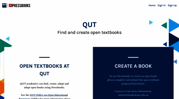 qut.pressbooks.pub - QUT – Find and create open tex... - QUT Pressbooks