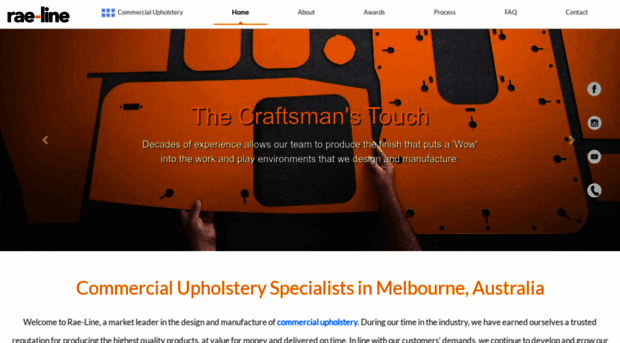 rae-line.com.au - Commercial Upholstery, Sports ... - Rae Line