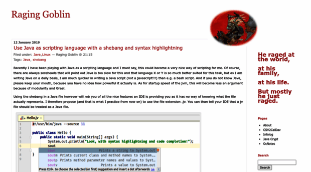 raginggoblin.wordpress.com - Raging Goblin | He raged at th... - Raging ...