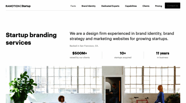 ramotion-startup.webflow.io - Startup Branding Agency - Ramotion ...