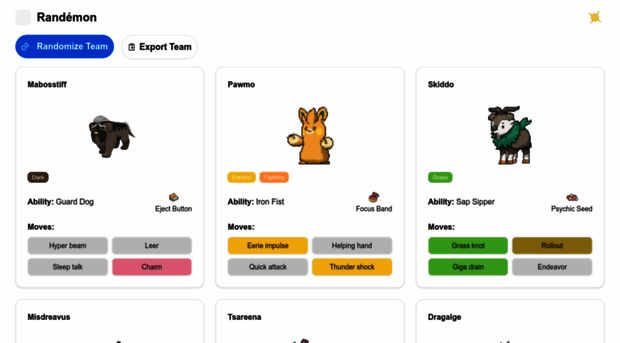 randemon.vercel.app - Randémon - Randemon Vercel