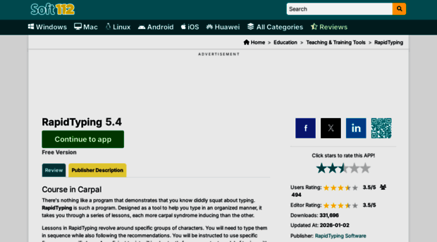 rapidtyping.soft112.com - RapidTyping 5.4 Free Download - Rapid Typing ...