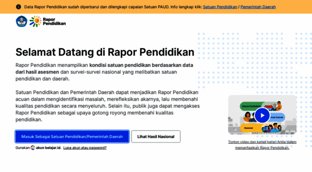 raporpendidikan.kemdikbud.go.id - Rapor Pendidikan - Rapor Pendidikan ...