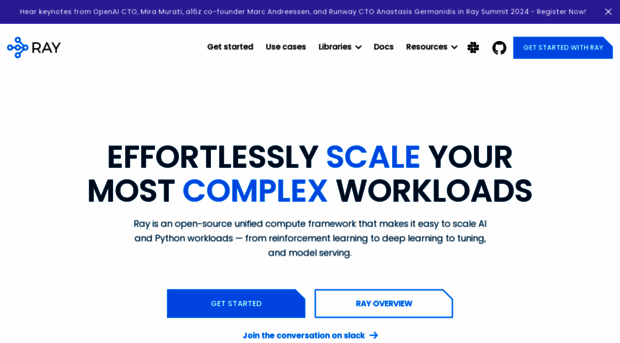 ray-project.github.io - Productionizing and scaling Py... - Ray Project Github