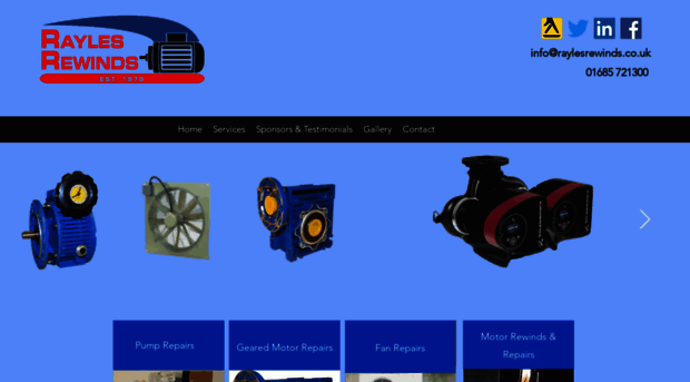 raylesrewinds.co.uk - Electric Motor Shop | Rayles R... - Rayles Rewinds