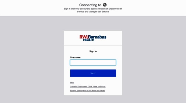 rbess.rwjbh.org - RWJBarnabas Health - Sign In - Rbess Rwjbh