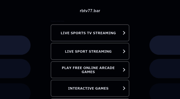 rbtv77.bar - RBTV77 live sports for free - RBTV77