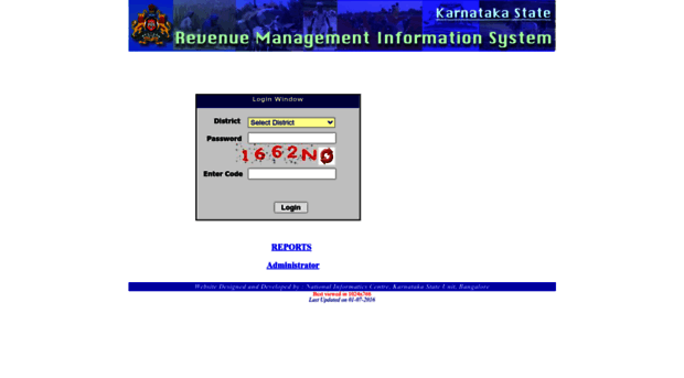 rcmysore-rmis.kar.nic.in - RMIS :: Login Page - Rcmysore RMIS Kar