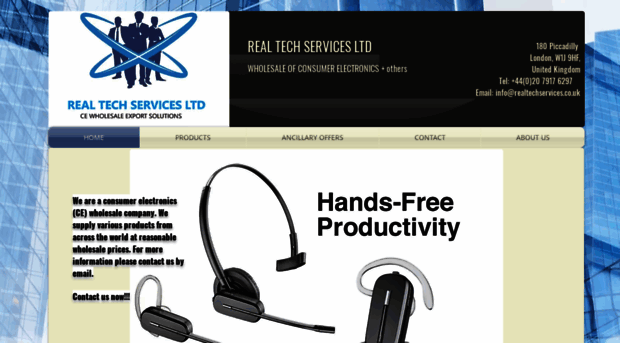 realtechservices.co.uk - IT wholesale export|London (UK... - Real Tech ...
