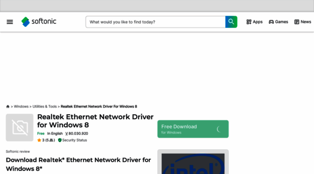 realtek-ethernet-network-driver-for-windows-8.en.softonic.com - Realtek ...