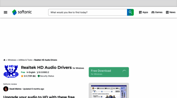 realtek-hd-audio-drivers-xp.en.softonic.com - Realtek HD Audio Drivers ...