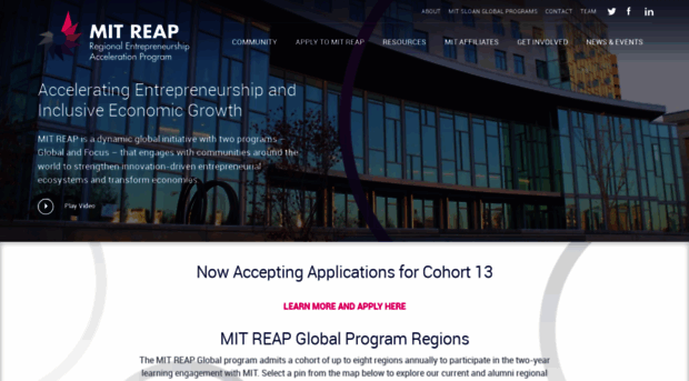 reap.mit.edu - MIT REAP | Regional Entreprene... - REAP MIT