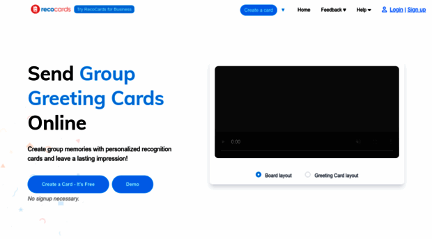 recocards.com - Create Group Greeting Cards, F... - Recocards