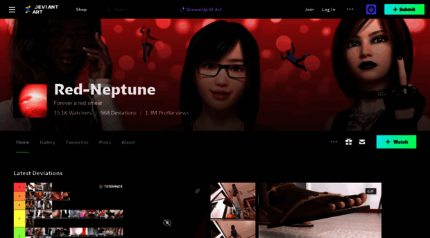 red-neptune.deviantart.com - Red-Neptune - Hobbyist, Genera... - Red ...