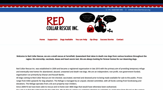 redcollarrescue.org - Home | Red Collar Rescue - Red Collar Rescue