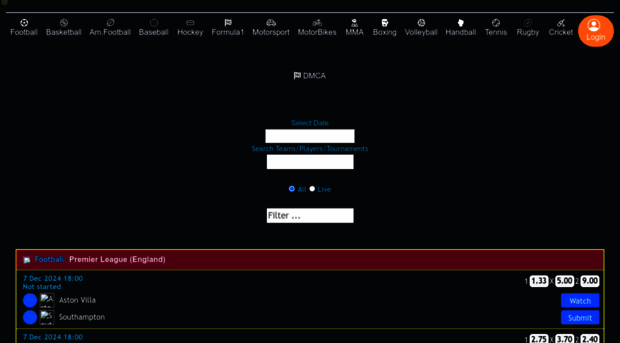 redditsport.live - Competitions & Games - Dark Mo... - Redditsport