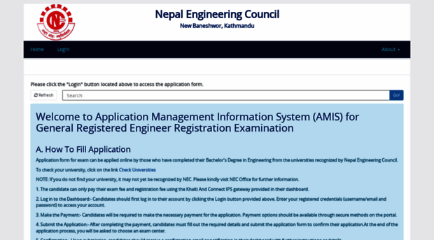 register.nec.gov.np - Home - - Register Nec