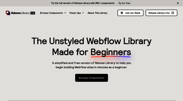 relume-library-lite.webflow.io - Relume Library Lite - Relume Library Lite Webflow