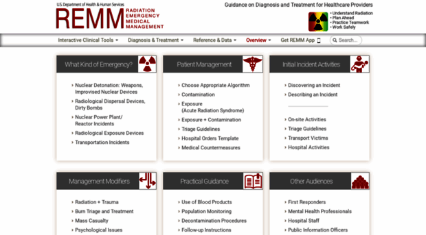 remm.hhs.gov - REMM - Radiation Emergency Med... - REMM Hhs