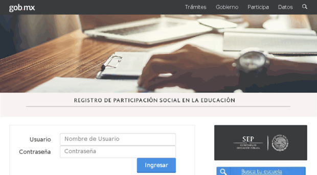 repase.sep.gob.mx - Registro de Participacion Soci... - Repase Sep
