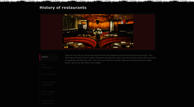 restaurantandfastfood.weebly.com - History of restaurants - home ...