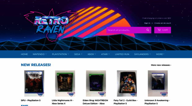 retroravengames.com - Retro Raven Games - Retro Raven Games