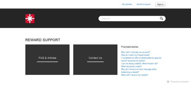 rewardsupport.zendesk.com - Reward Support - Reward Support Zendesk