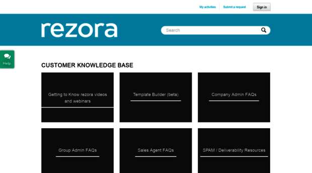 rezora.zendesk.com - Resources - Rezora Zendesk