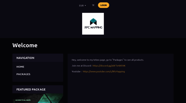 rfc-mapping.tebex.io - Rfc Mapping | Welcome - Rfc Mapping Tebex