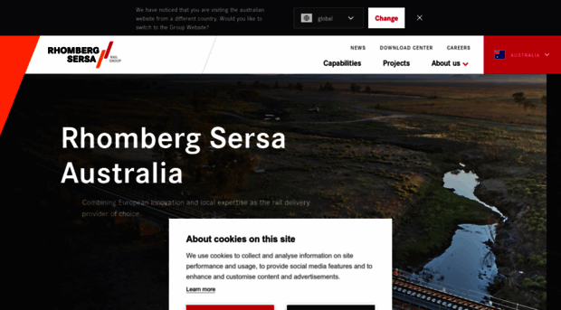rhombergrail.com.au - Homepage - Rhomberg Sersa Aust... - Rhomberg Rail