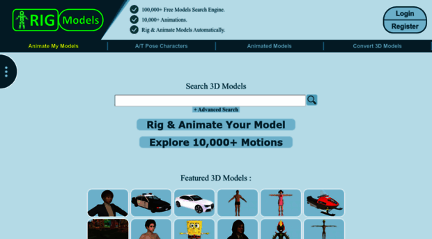 rigmodels.com - 3D Search Engine - Rigmodels