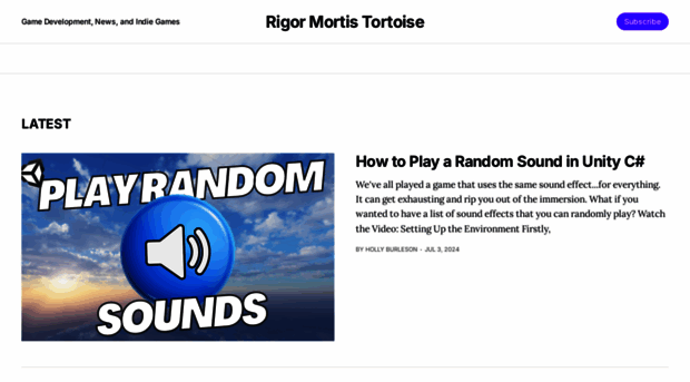 rigormortistortoise.com - Rigor Mortis Tortoise - Rigor Mortis Tortoise