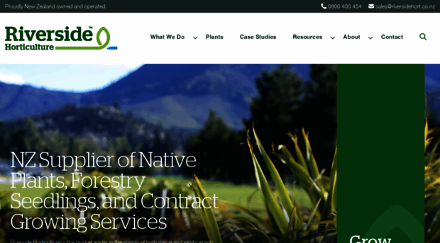 riversidehorticulture.co.nz - NZ Supplier of Native Plants ...