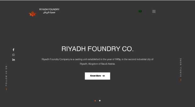 riyadhfoundry.com.sa - Riyadh Foundry Co. – شركة مسبك... - Riyadh Foundry