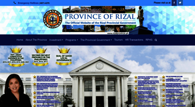 rizalprovince.ph - Rizal Provincial Government Of... - Rizal Province