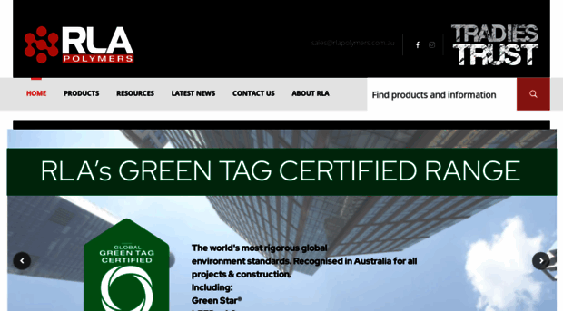 rlagroup.com.au - RLA Home Page - RLA Polymers - RLA Group