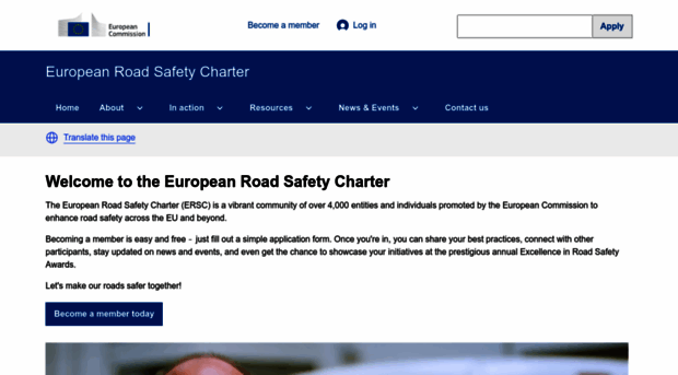 road-safety-charter.ec.europa.eu - Welcome to the European Road S ...