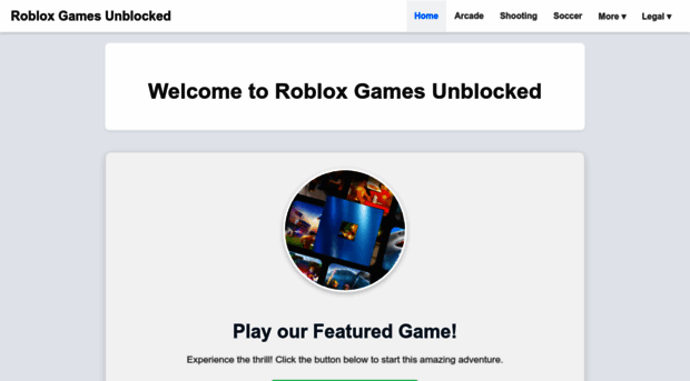 roblox-games-unblocked.github.io - Roblox Games Unblocked - Play ... - Roblox Games Unblocked Github