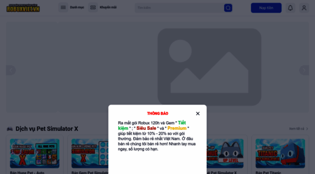 robuxviet.vn - RobuxViet.vn - Shop Roblox Nạp... - Robux Viet