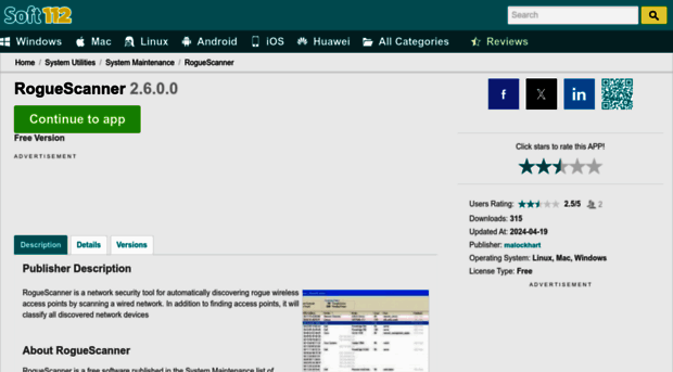 roguescanner.soft112.com - RogueScanner 2.6.0.0 Free Down... - Rogue ...