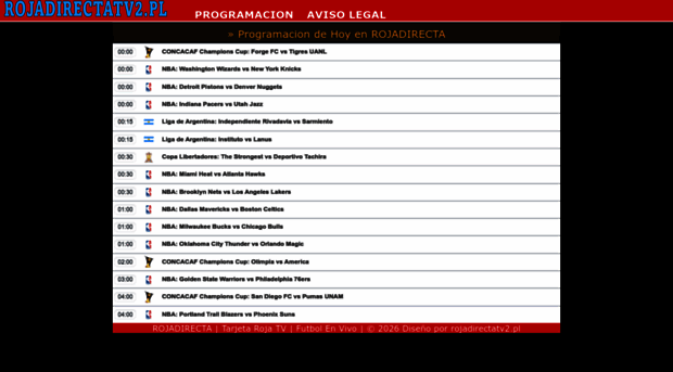 rojadirectaenvivo.pl - ROJADIRECTA | Tarjeta Roja TV ... - ROJADIRECTA ...