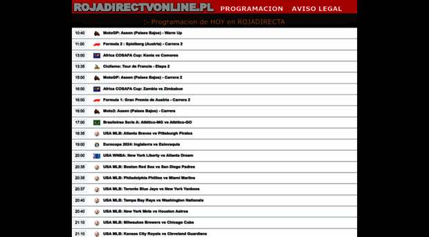 rojadirectvonline.pl - ROJA DIRECTA | Tarjeta Roja TV... - ROJA Direc TV Online