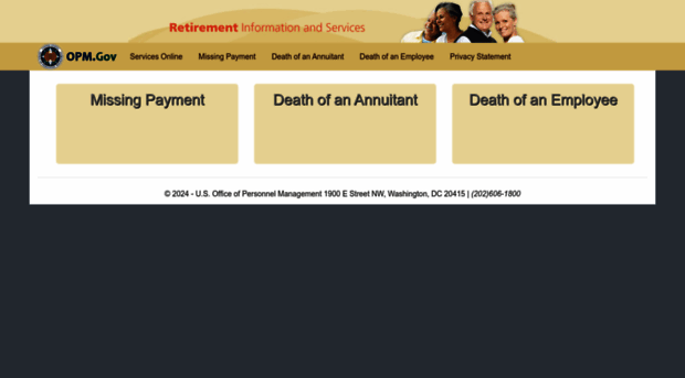 rsreporting.opm.gov - Home Page Index - RS Reporting - RS Reporting Opm