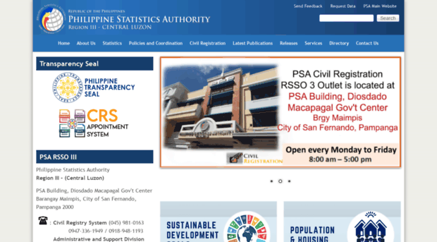 rsso03.psa.gov.ph - Home | Philippine Statistics A... - Rsso 03 Psa
