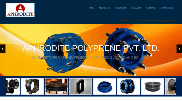 rubberexpansionjoints.co.in - Aphrodite India, Rubber Expans... - Rubber Expansion Joints