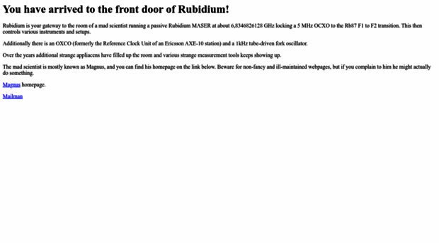 rubidium.dyndns.org - Rubidium - Rubidium Dyndns