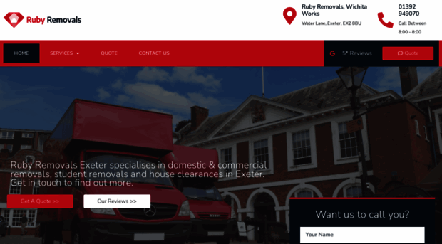 rubyvanmanexeter.co.uk - Ruby Removals | House Removals... - Ruby Van ...
