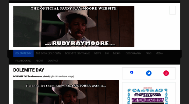 rudyraymoore.com - DOLEMITE DAY - Rudy Ray Moore ... - Rudy Ray Moore